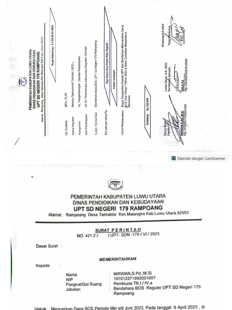 SPJ Bulan Mei - Juni 2023 Tahap I | PDF