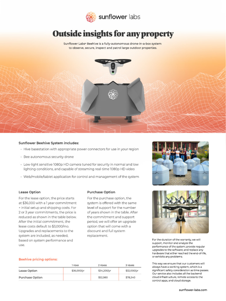 Spec+one+pager+(pricing)+-+compressed | PDF | Beehive | Computing