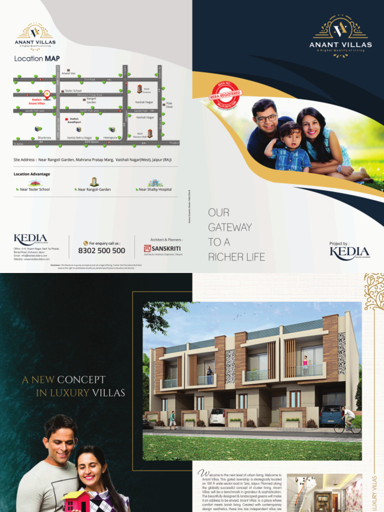 Anant Villas Brochure | PDF
