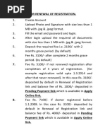 MMC Registration Renewal Instructions | PDF