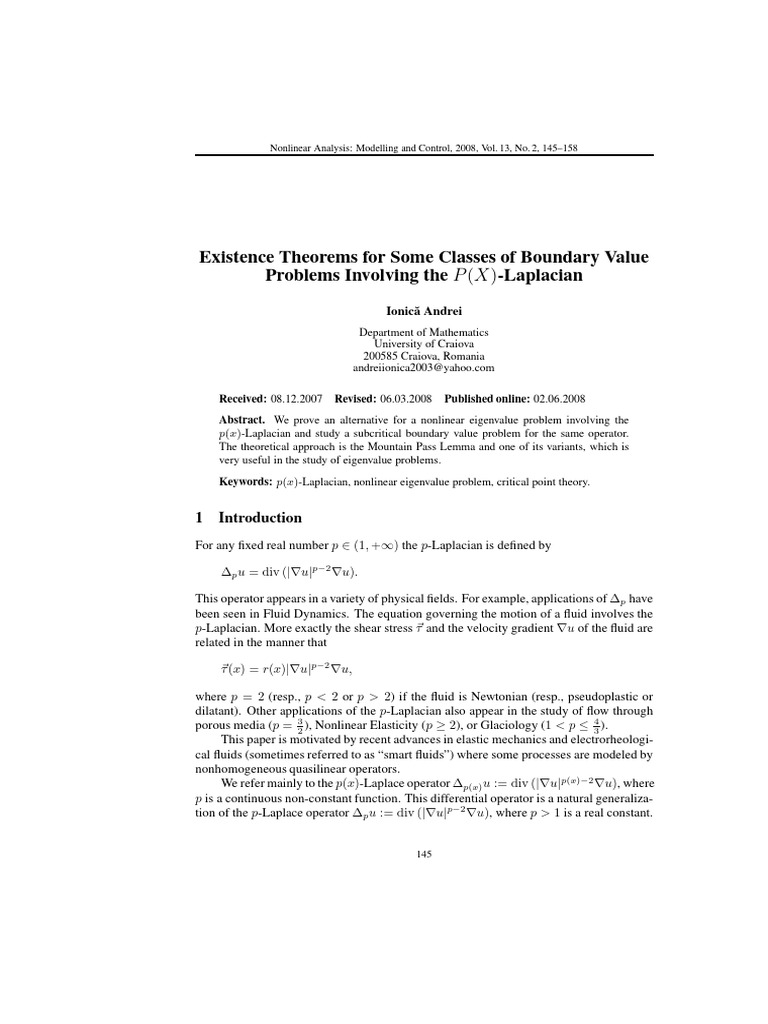 IA Char | PDF | Nonlinear System | Eigenvalues And Eigenvectors