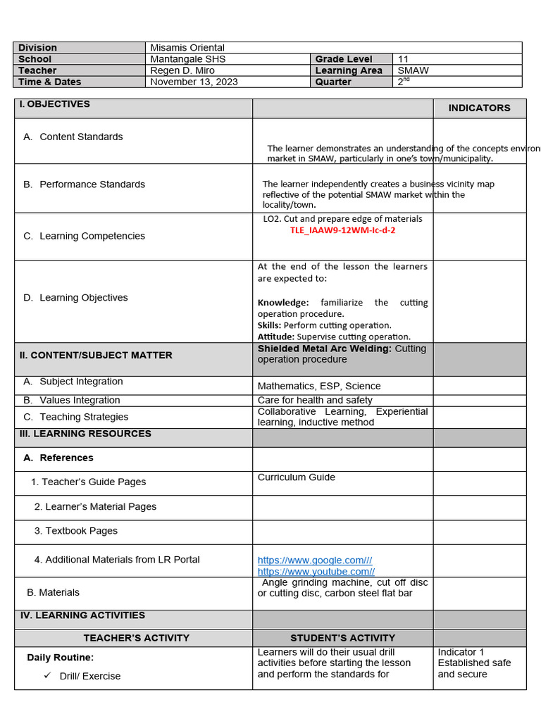 DLP New | PDF | Learning | Teachers