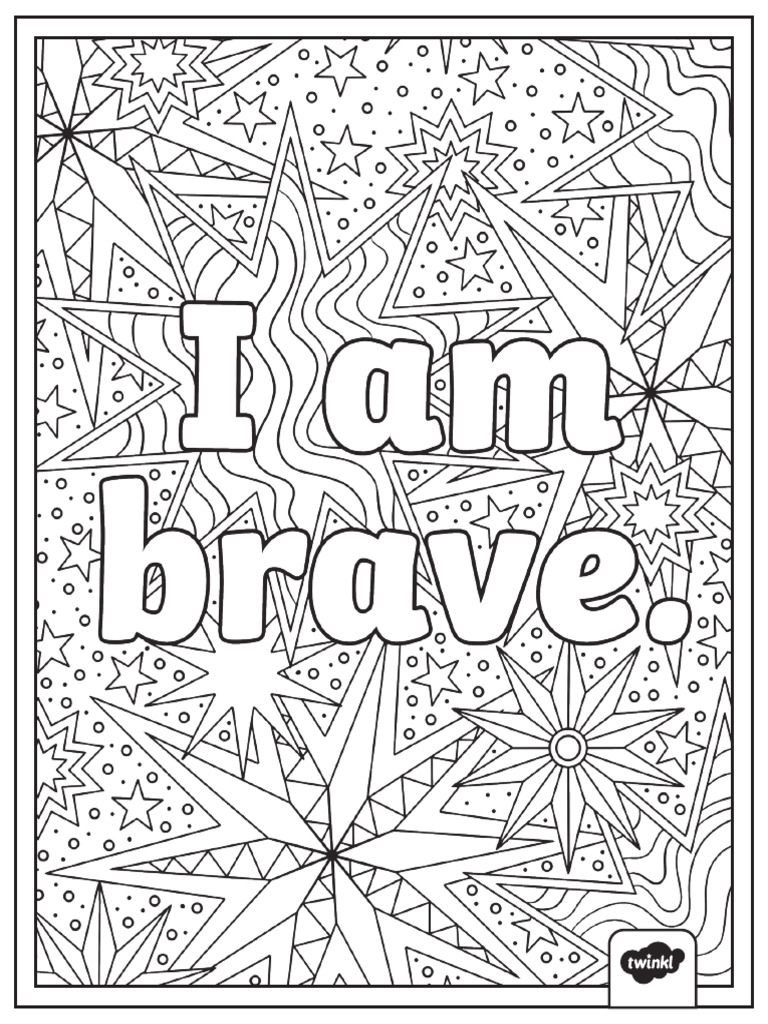 Positive Affirmations Mindfulness Coloring Sheets Us He 1649525453 ...