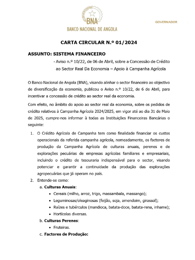 Circular Aviso 10 | PDF