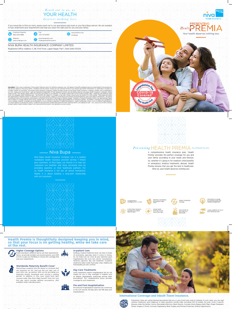 Health Premia PLATINUM BR | PDF | Insurance | Medicine