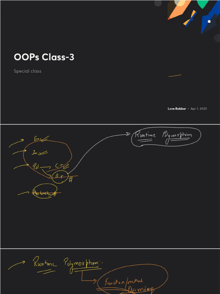 OOPs Class3 With Anno | PDF