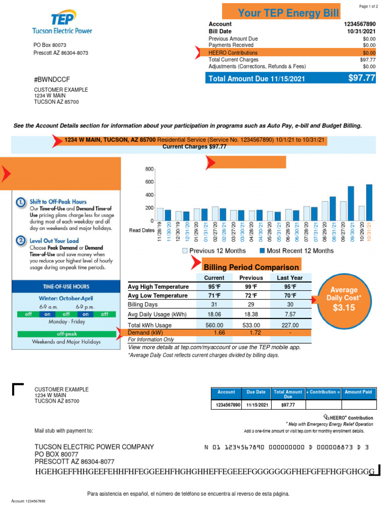 Utility Bill Free Template | PDF | Fee | Google Play