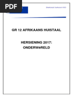 Intensive Form For Afrikaans | PDF