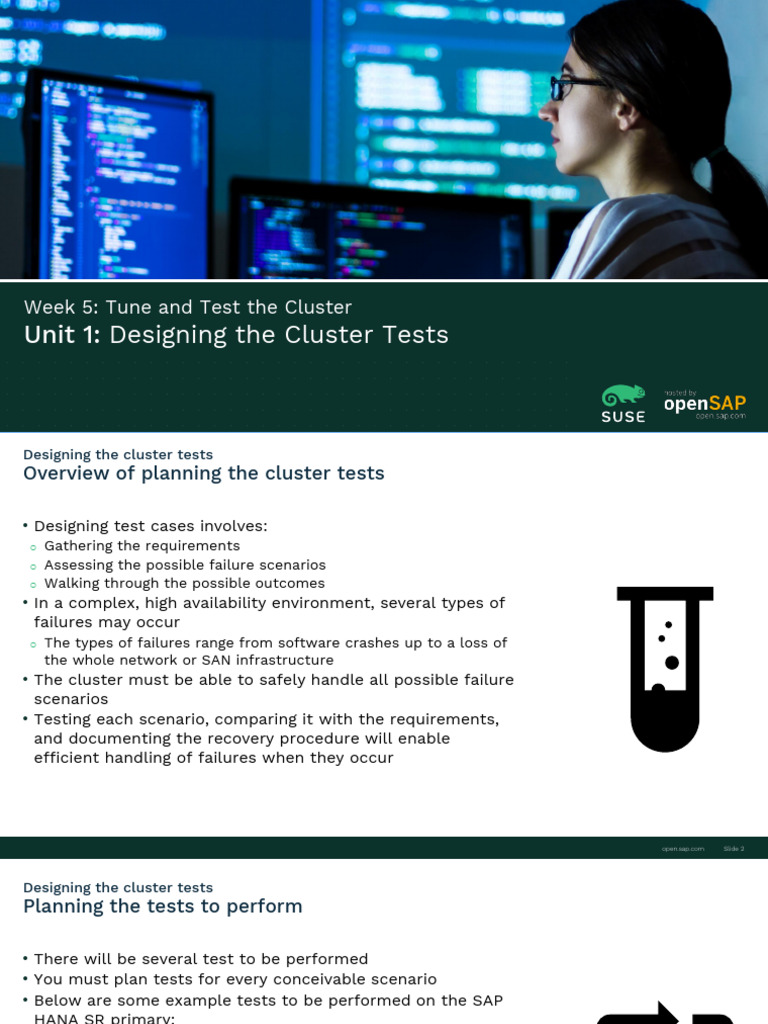 openSAP Suse3-Pc Week 5 All Slides | PDF | Computer Cluster | Databases