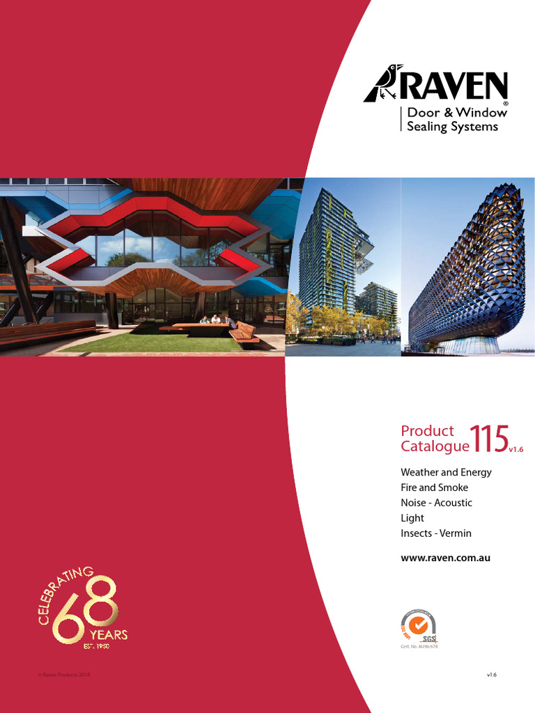Raven Products Sealing Solutions Catalogue | PDF | Door | Iso 9000