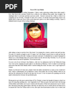 A Schoolgirl's Diary From I AM MALALA | PDF | Malala Yousafzai