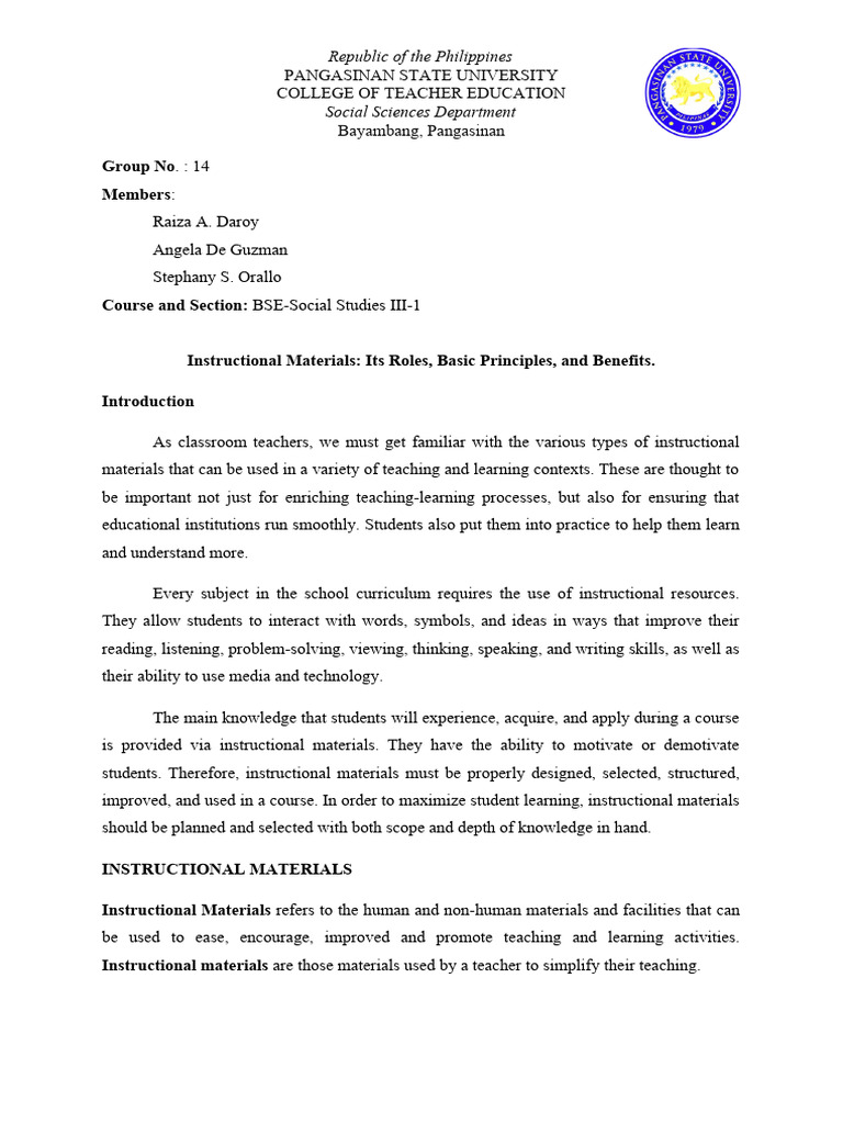 Group 4 | PDF | Learning | Teachers