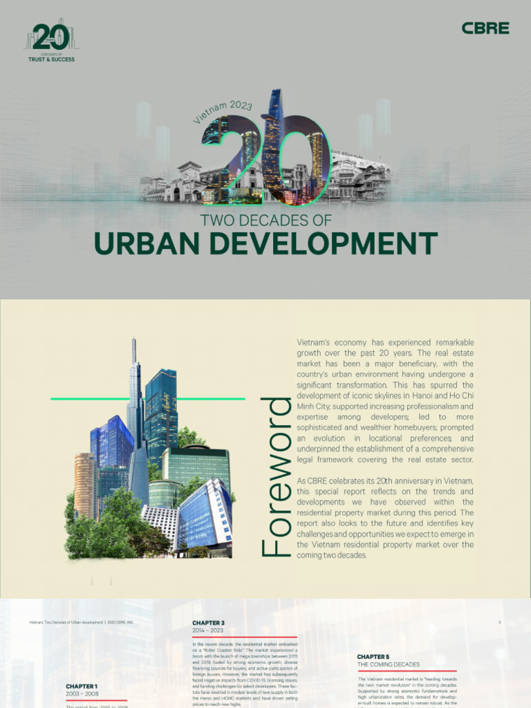 Two Decades of Vietnam Urban Development | PDF