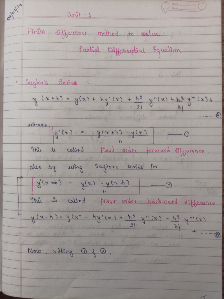 NPDE Unit 1,2,3 | PDF