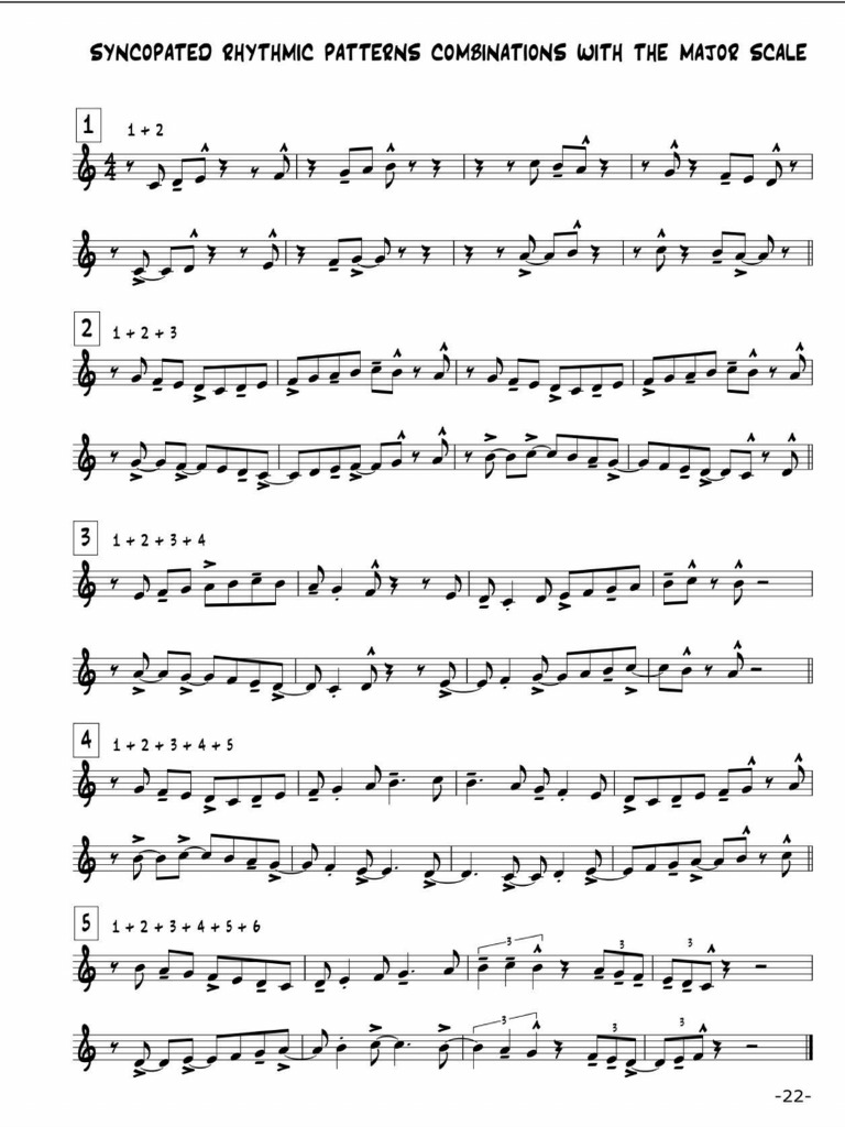 Jazz Sax Scales - Parte29 | PDF