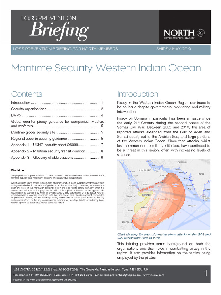 Maritime Security West Indian Ocean LP Briefing | Download Free PDF ...