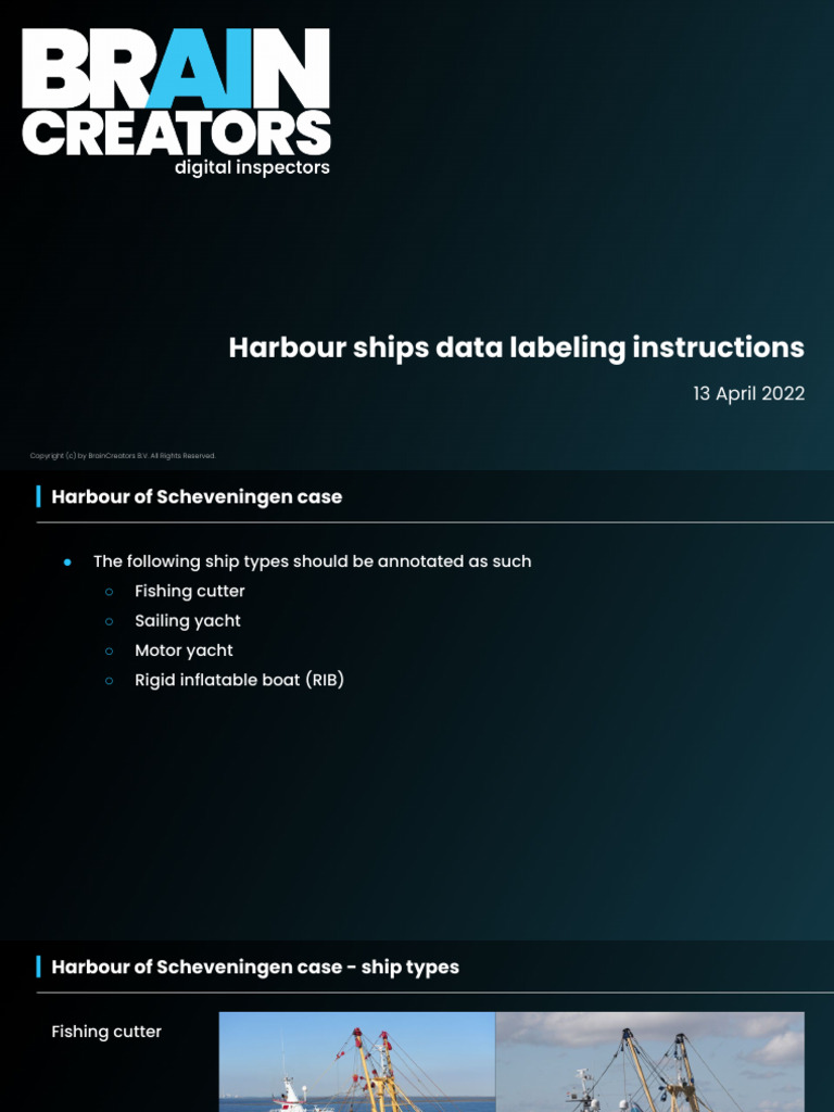 Harbour Labelling Process - Apr 2022-3 | PDF | Annotation | Water Transport
