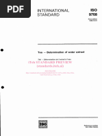 Iso 760 1978 | PDF | Titration | Chemistry