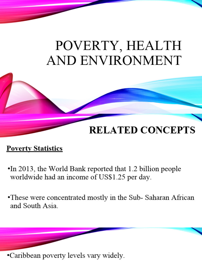 Poverty Health and Environment | PDF | Poverty | Poverty & Homelessness