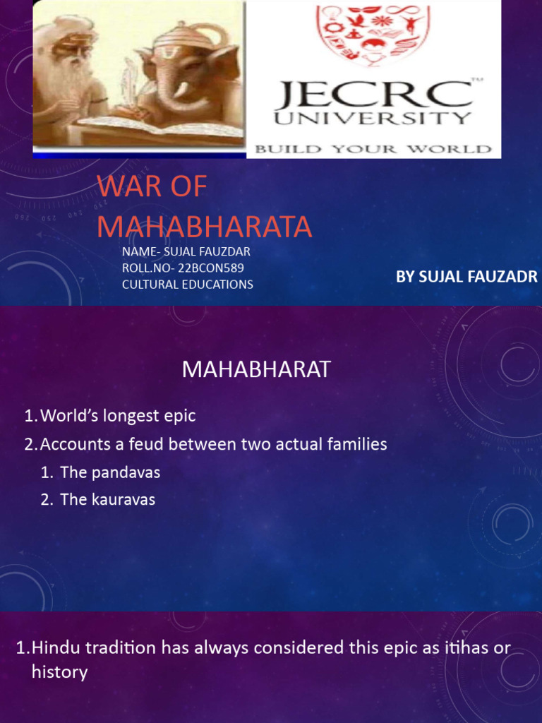 Overview of the Mahabharata Epic | PDF | Mahabharata | Ancient Indian ...