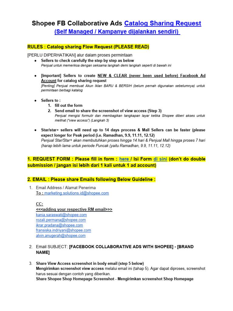 External - Facebook CPAS With Shopee - Brand Self Managed (Guideline ...