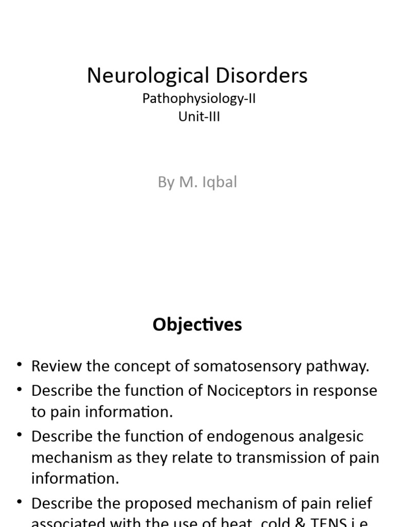 3 Neurological Disorders..patho Unit 3 Kmu | PDF | Stroke | Ischemia