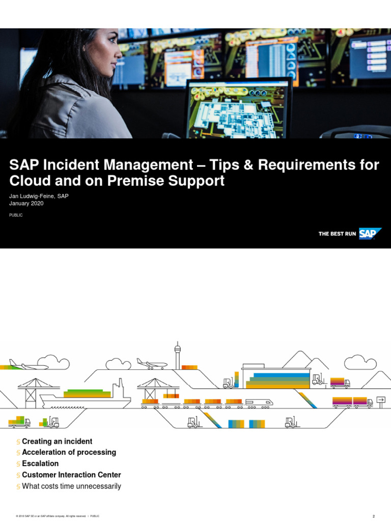 SAP Incident Management - EN - Requirements 05 - 2020 | PDF | Cloud Computing | Computer Science