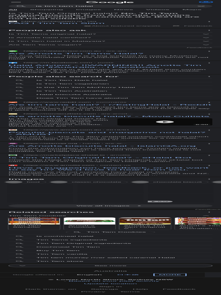 Is Tim Tam Halal | PDF | Snack Food | Biscuit