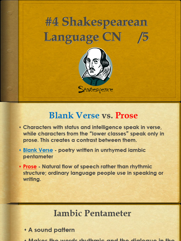 Shakespearean Language CN | PDF | Poetry | Phonetics