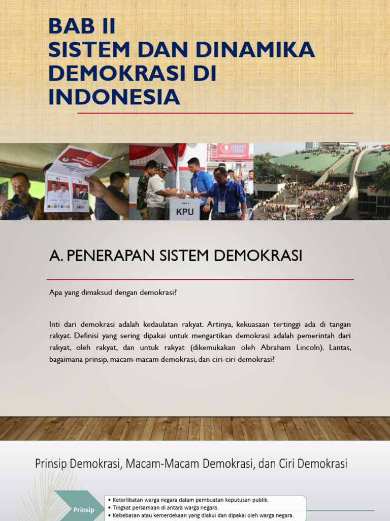 Materi Bab 2 (Demokrasi) | PDF