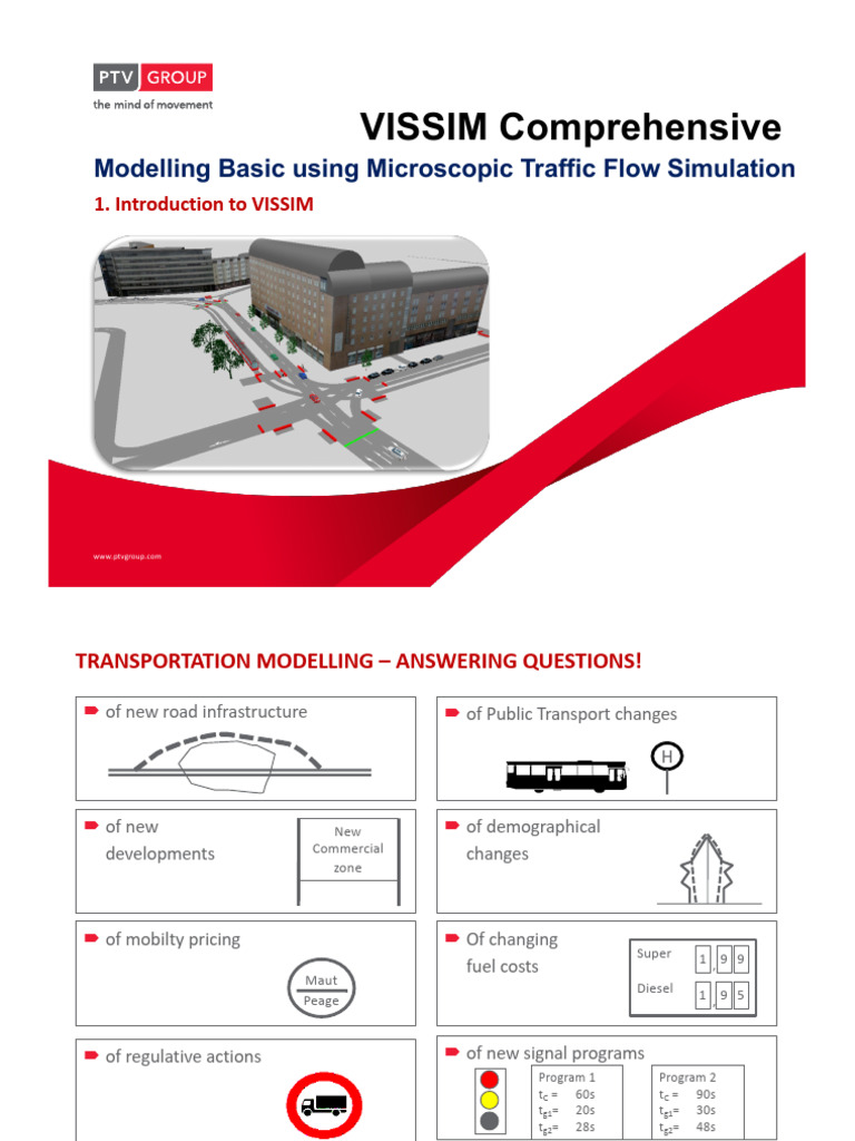 VISSIM Traffic Simulation Guide | PDF | Traffic | Simulation