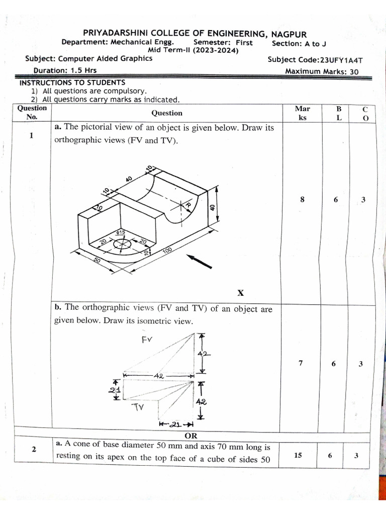 CAG Question Papers | PDF