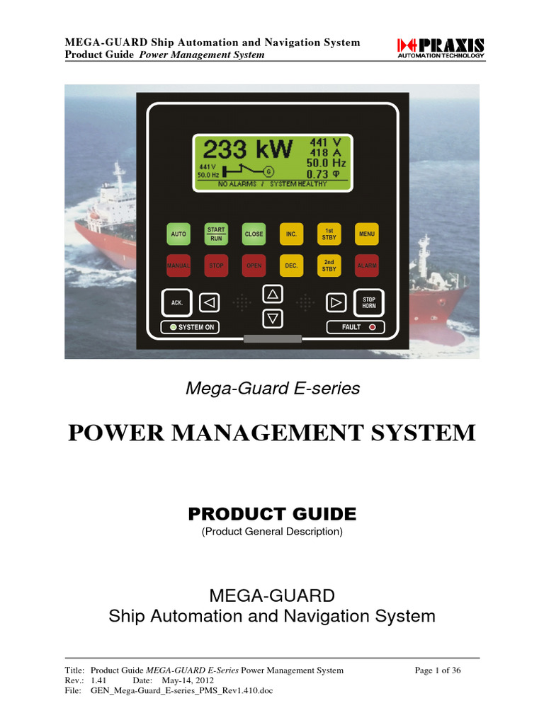 GEN Mega-Guard E-Series PMS Rev1.410 | PDF | Programmable Logic ...