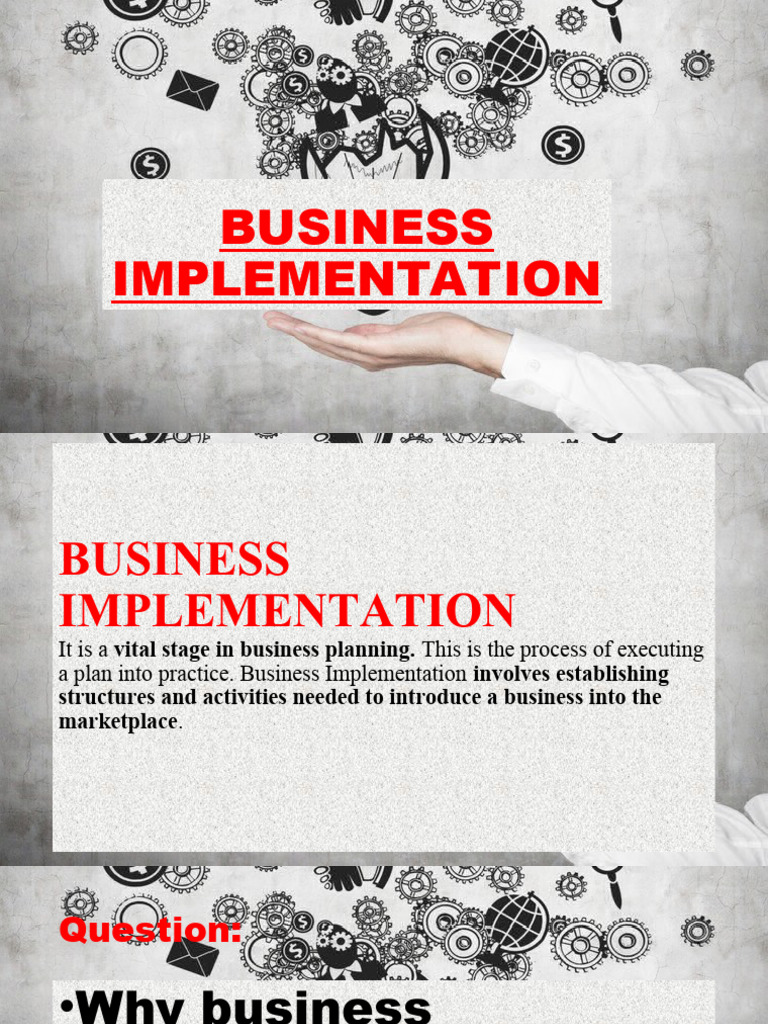 Business Implementation | PDF | Implementation | Organization Development