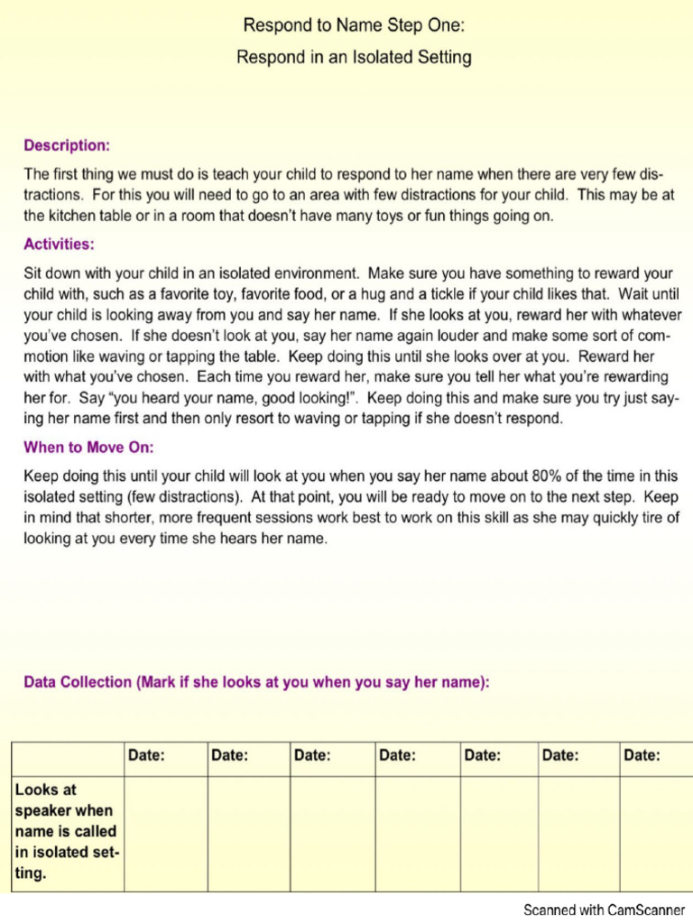 How To Teach Your Child To Response To N | PDF