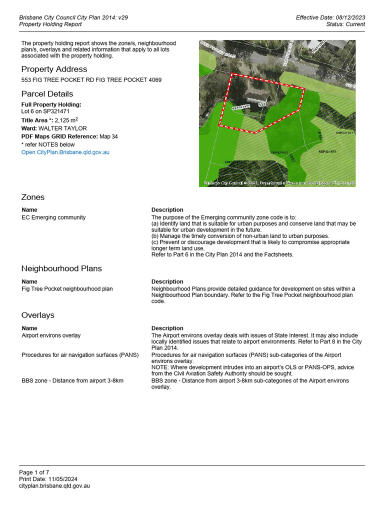 Property Holding report-6SP321471 | PDF | Cycling Infrastructure ...