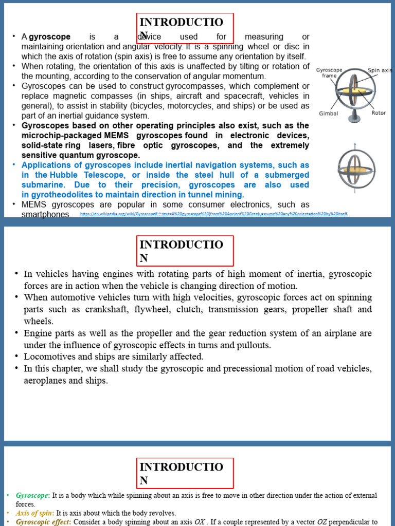 Gyroscope | PDF | Gyroscope | Rotation