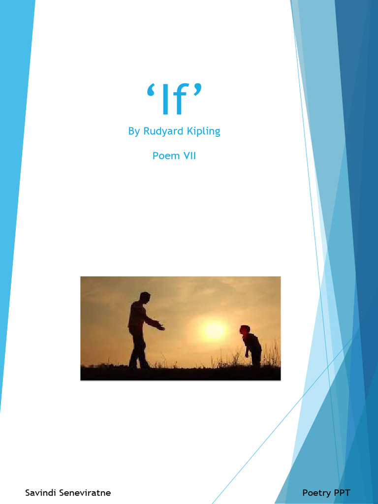 Analysis of Kipling's Poem "If—" | PDF | Poetry