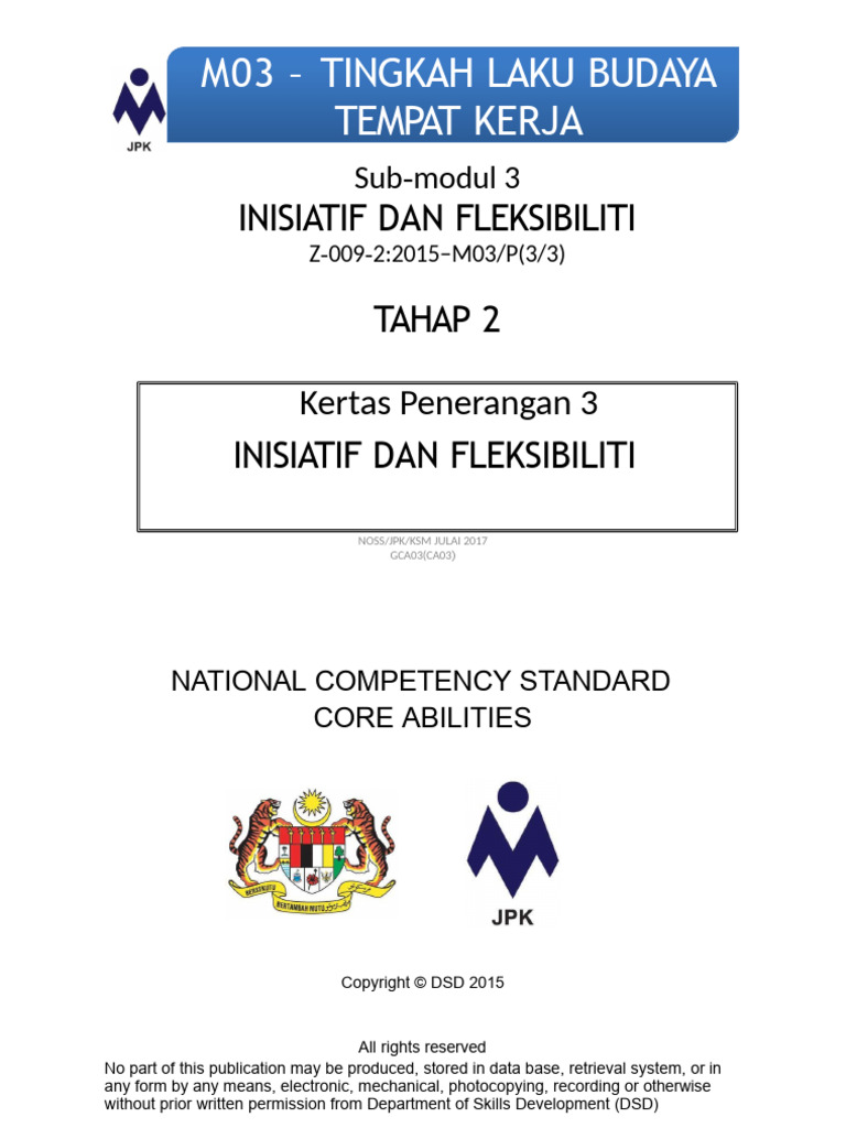 M03 INISIATIF DAN FLEKSIBILITI 3-3 | PDF