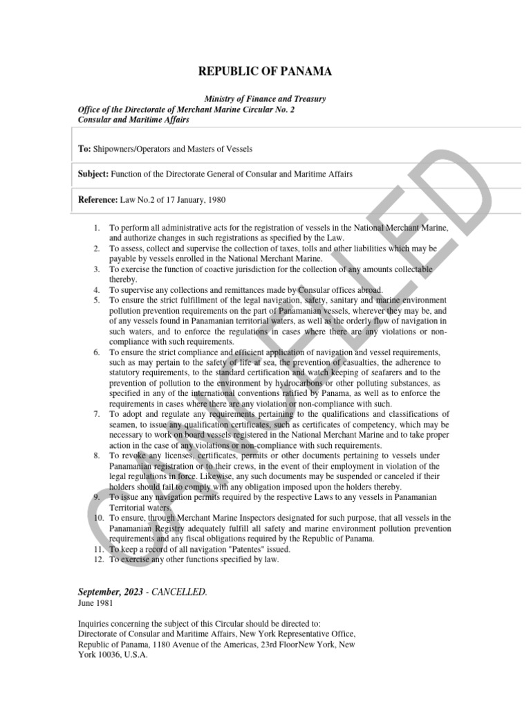 2 MMC-2-June-1981-CANCELLED-22-09-2023 | PDF | United States Merchant ...