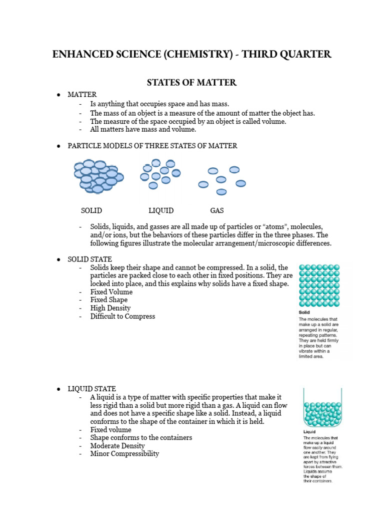 SCIENCE REVIEWER CHEMISTRY 3rd QUARTER | PDF | Atomic Nucleus ...