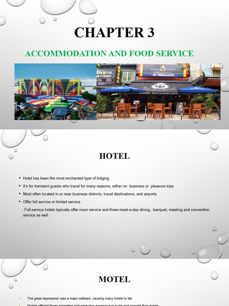 Chapter 3 Updated | PDF | Hotel | Resort