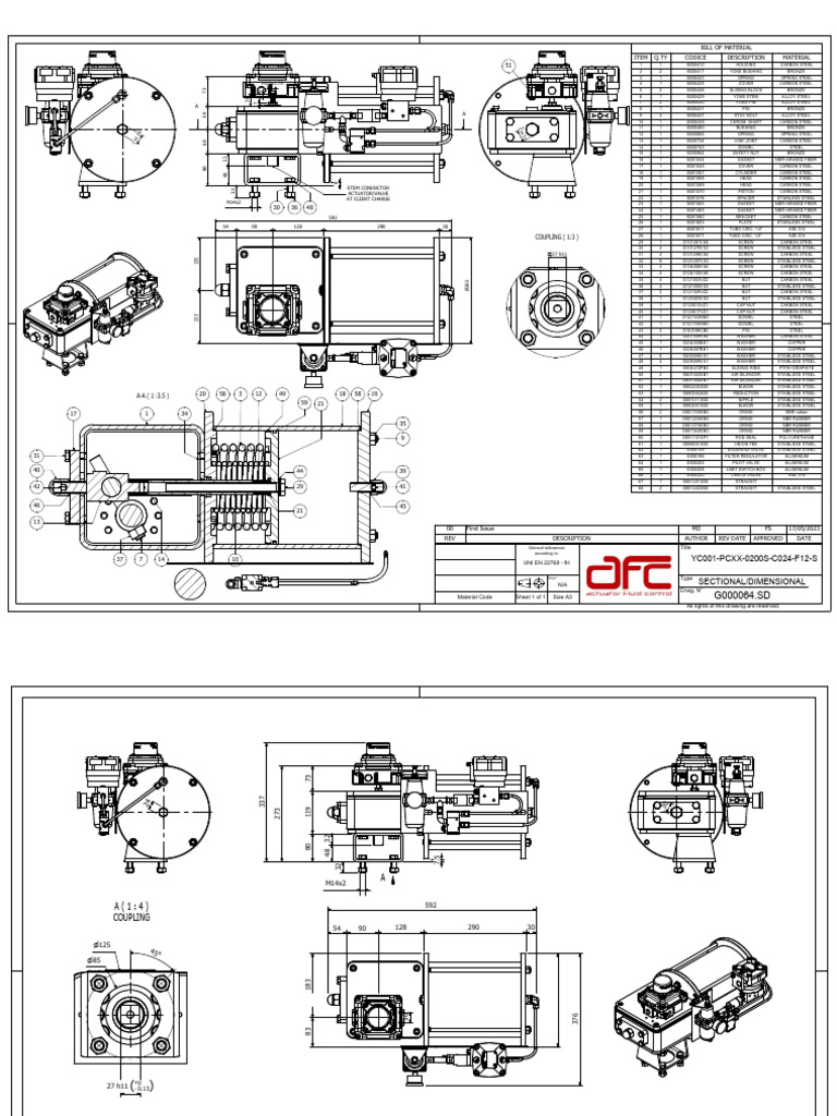 Coupling (1:3) : Bill of Material Material Description Codice Q.Ty Item ...