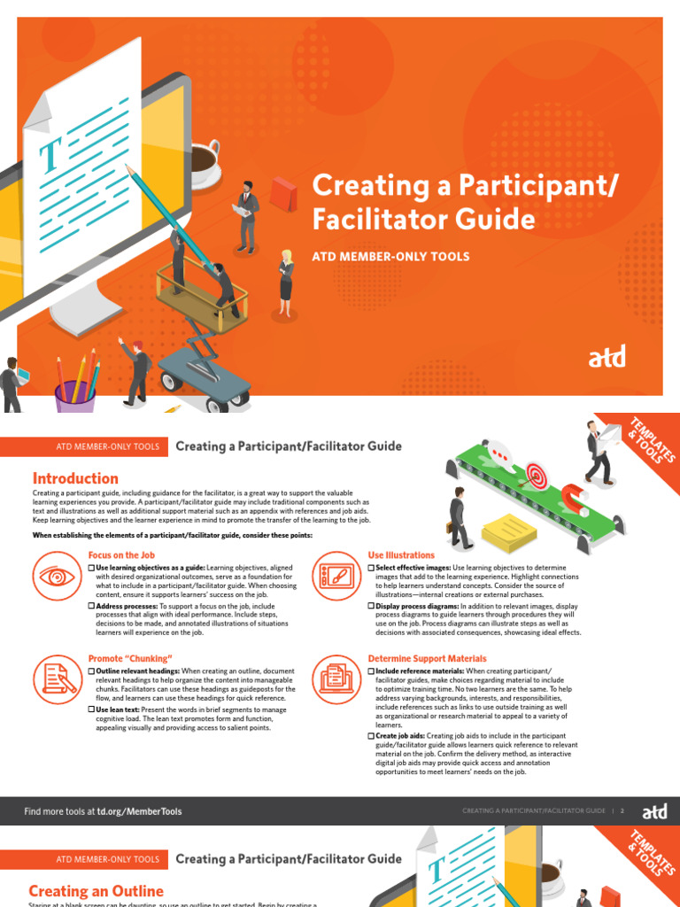 Facilitator Guide Creation Essentials | PDF | Learning | Facilitator