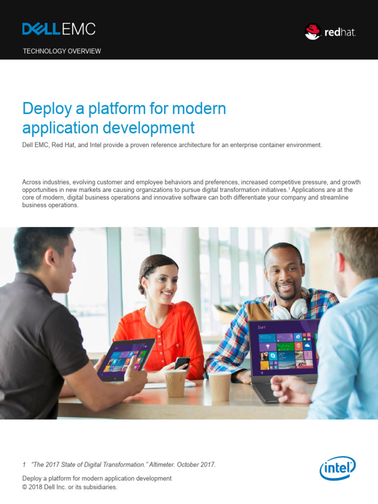 Dell EMC Red Hat Intel Modern Application Development With OpenShift ...