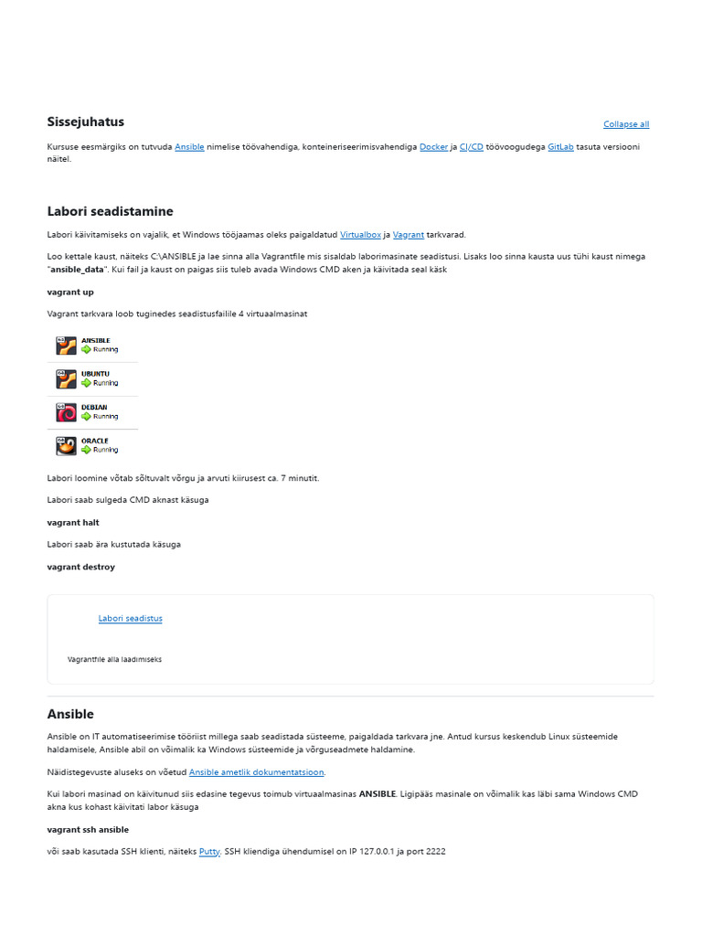 IT-süsteemide Automatiseerimine Ansible Tarkvara Abil-2 | PDF