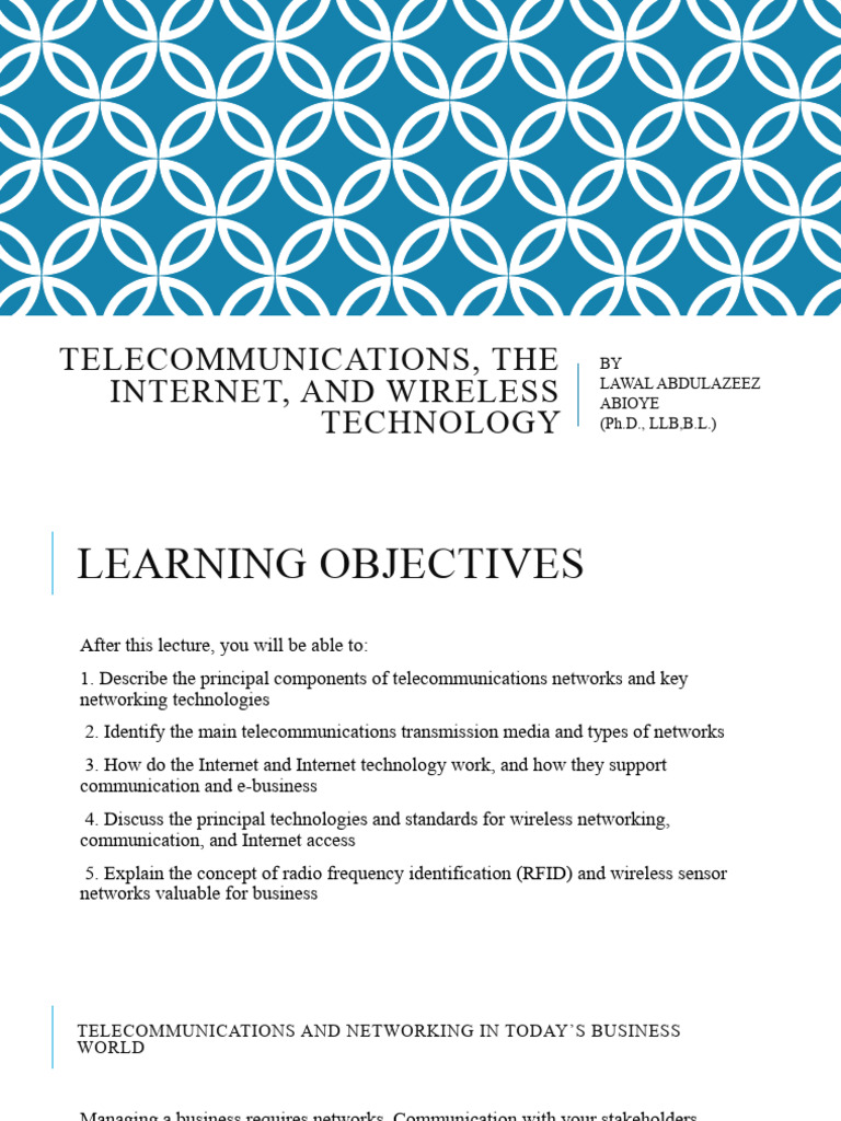 Telecommunications, The Internet, and Wireless Technology | PDF | World Wide Web | Internet & Web