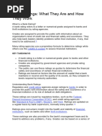 Moody - SP - Fitch Ratings Table | PDF | Bond Credit Rating | Credit