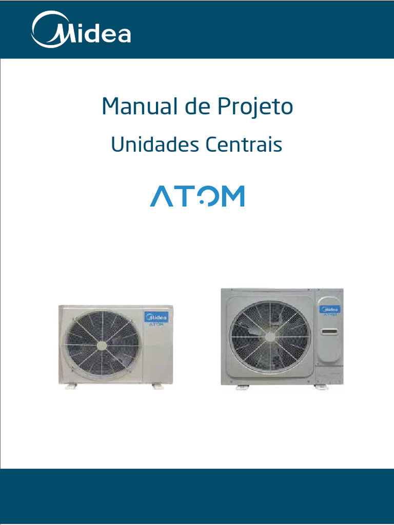 Manual de Projeto Unidades Centrais Midea Atom 2022 06 Rev.05 | PDF ...