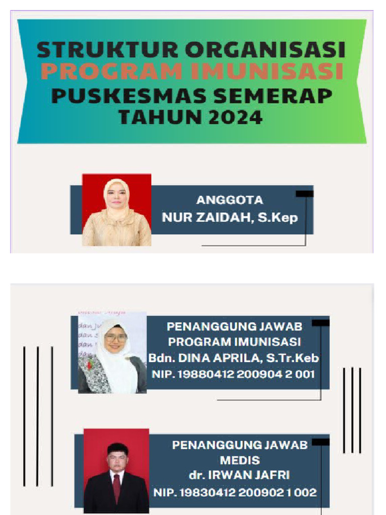 Struktur Program Imunisasi | PDF